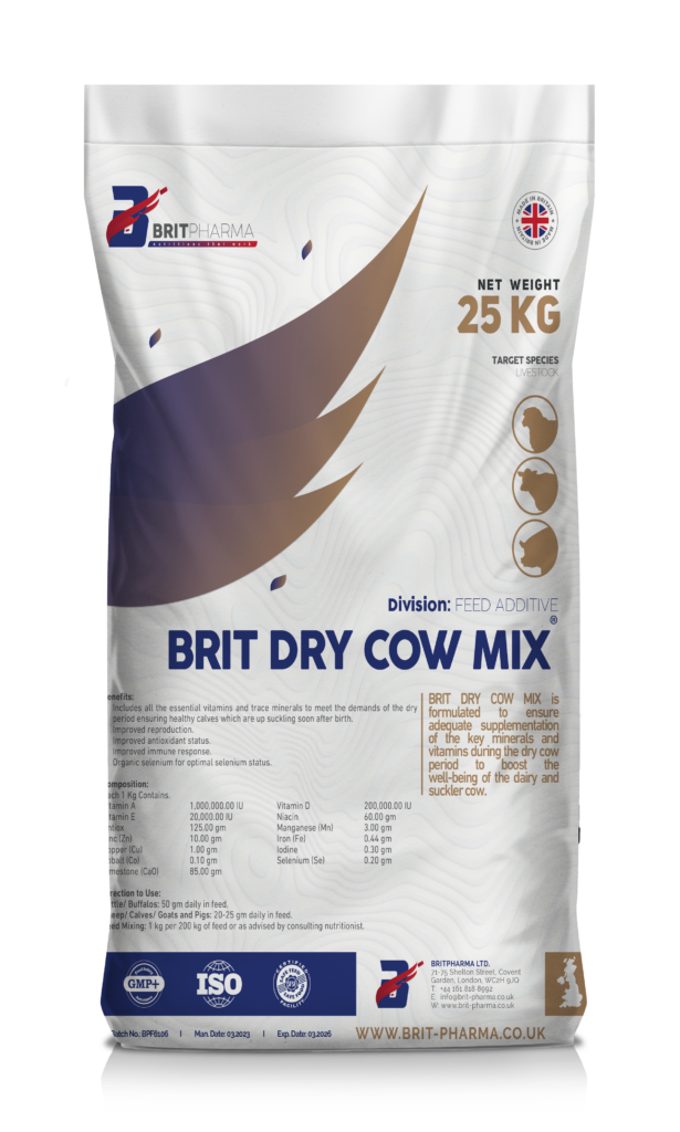 Brit Pharma- Nutrition That Work - BRIT DRY COW MIX